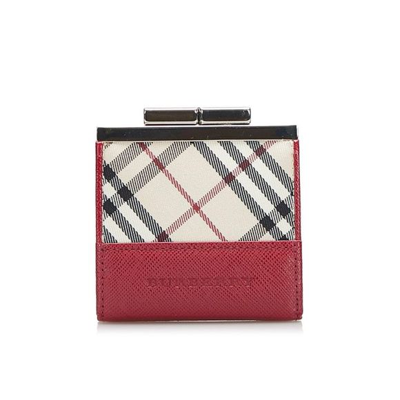 Burberry | Accessories | Pre Loved Burberry Nova Check Coin Pouch ...